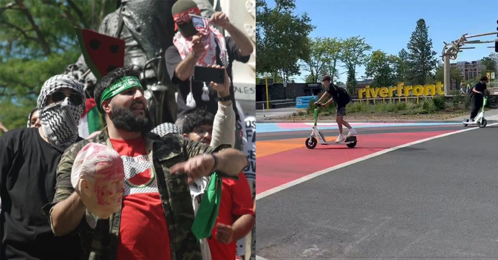 The Left Values Pride Flags Painted on the Street More than Historic ...